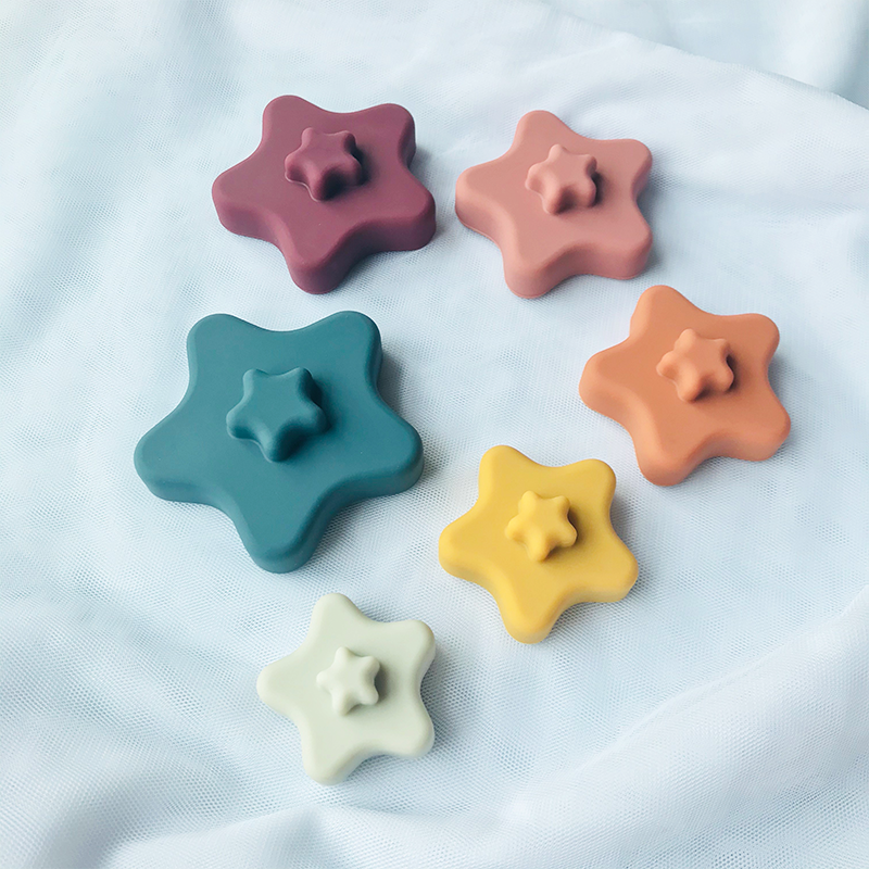 SILICONE STACKER // STAR - FESTIVE – Reveriebelle